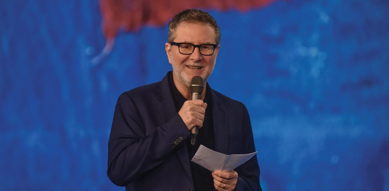 Che tempo che fa features Alessia Marcuzzi and Nek discussing current ...