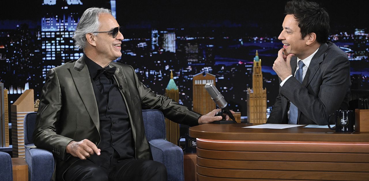 Andrea Bocelli trionfa al The Tonight Show | Video Style