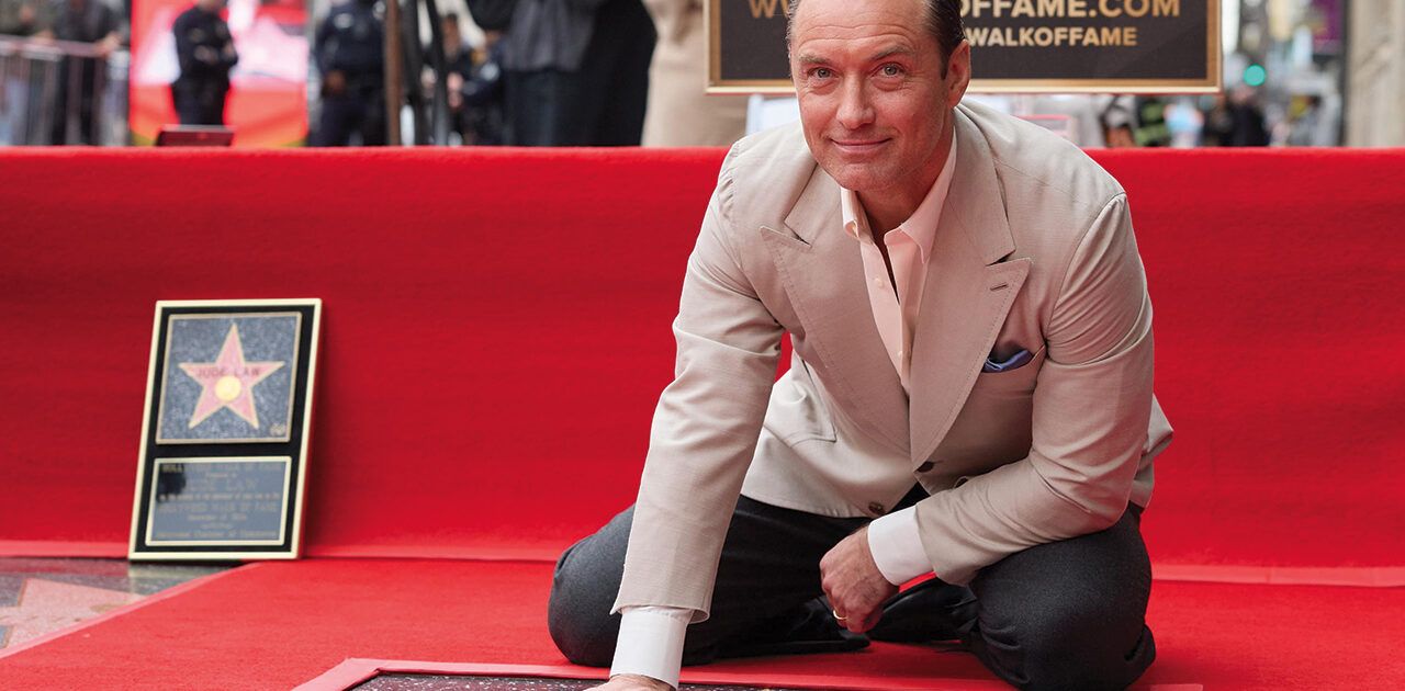 Jude Law: stella Hollywood Walk of Fame | Video Style